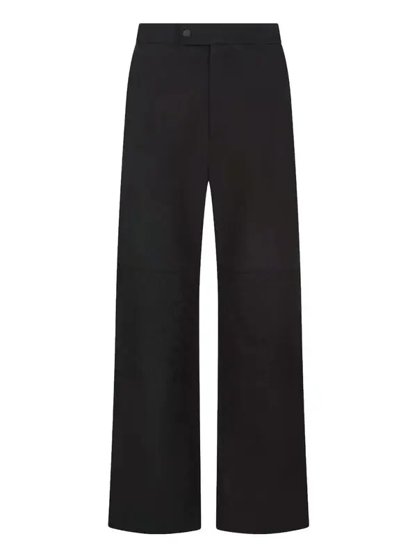 Gucci Paneled Cotton Trousers - Black