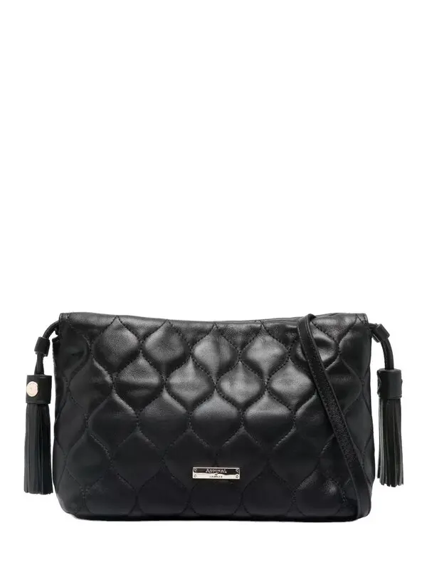 ASPINAL OF LONDON Amelia Quilted Crossbody Bag - Black