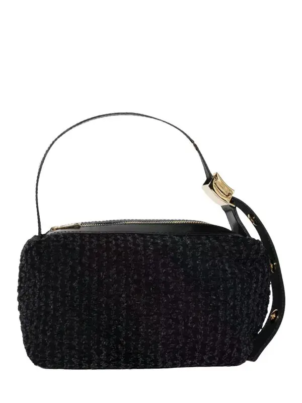 Sacai Textured Shoulder Bag - Black