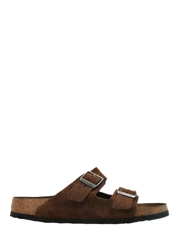 BIRKENSTOCK Arizona Suede Sandals - Brown