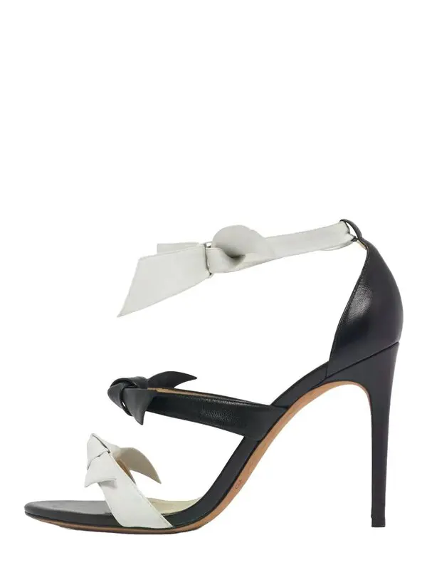 ALEXANDRE BIRMAN Bow-detail Stiletto Sandals - Black