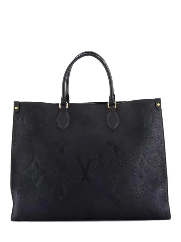 LOUIS VUITTON Onthego Monogram Empreinte Giant Gm Tote Bag - Black
