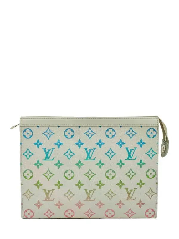 LOUIS VUITTON Mm Voyage Monogram-canvas Clutch Bag - Neutrals