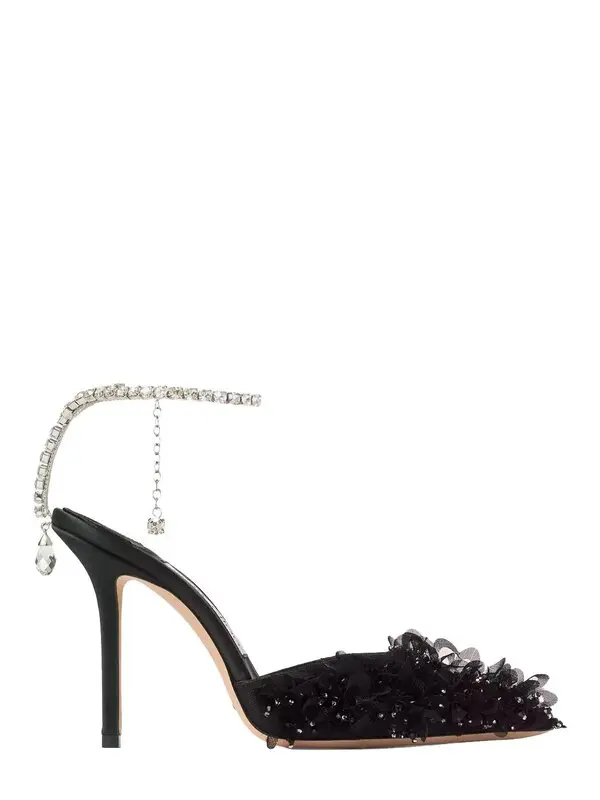 JIMMY CHOO 100mm Saeda Pumps - Black