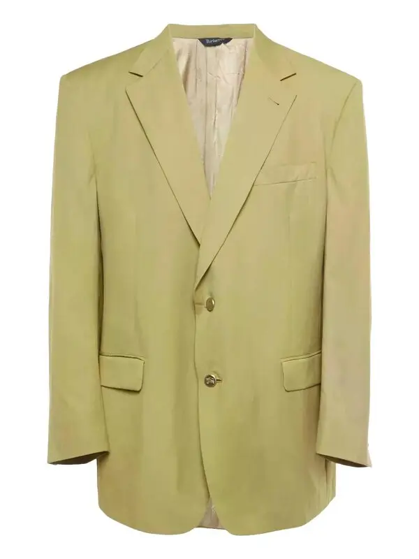 Burberry Wool Blazer - Green