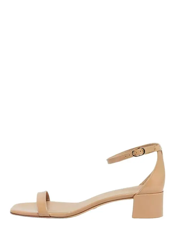STUART WEITZMAN Bambina Block-heel Sandals - Neutrals