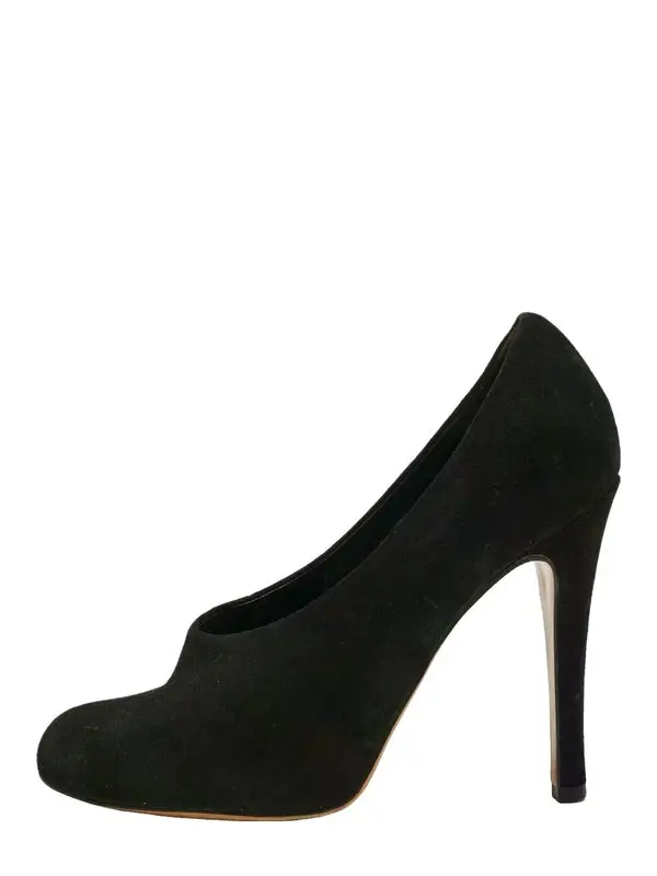Chloé Round-toe Leather Pumps - Black