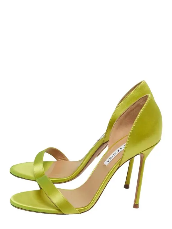AQUAZZURA Uptown D'orsay Sandals - Green