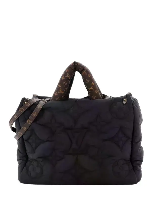LOUIS VUITTON Onthego Tote Monogram Quilted Econyl Nylon Mm - Black