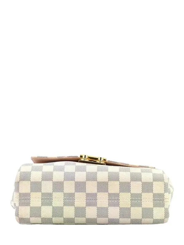 LOUIS VUITTON Croisette Damier Crossbody Bag - White