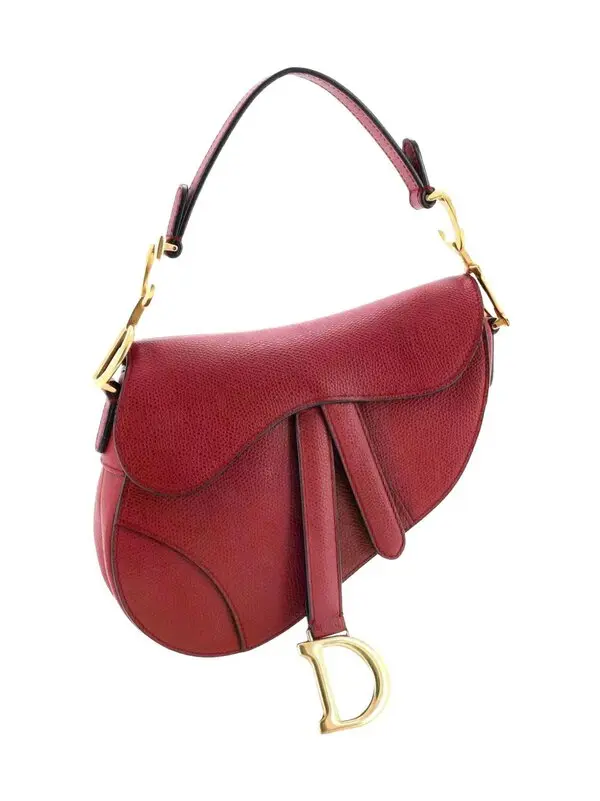 Dior Saddle Mini Shoulder Bag - Red
