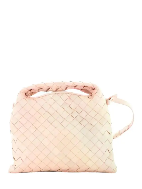 Bottega Veneta Intrecciato Nappa Mini Satchel - Pink