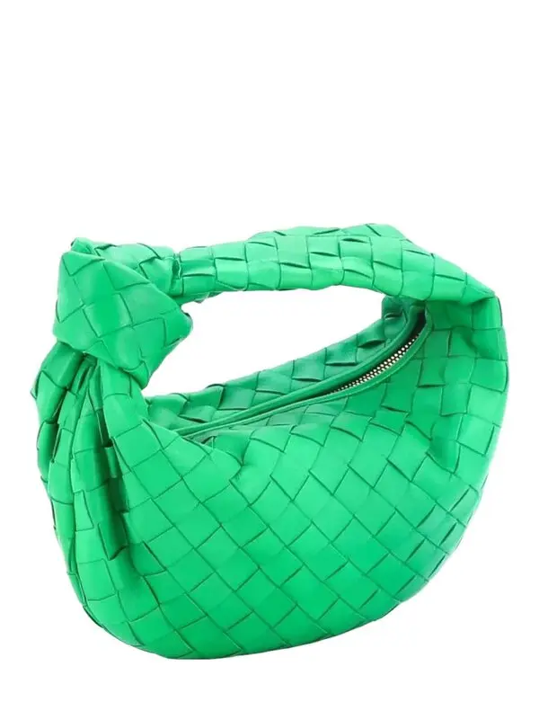 Bottega Veneta Jodie Intrecciato Nappa Mini Hobo Bag - Green
