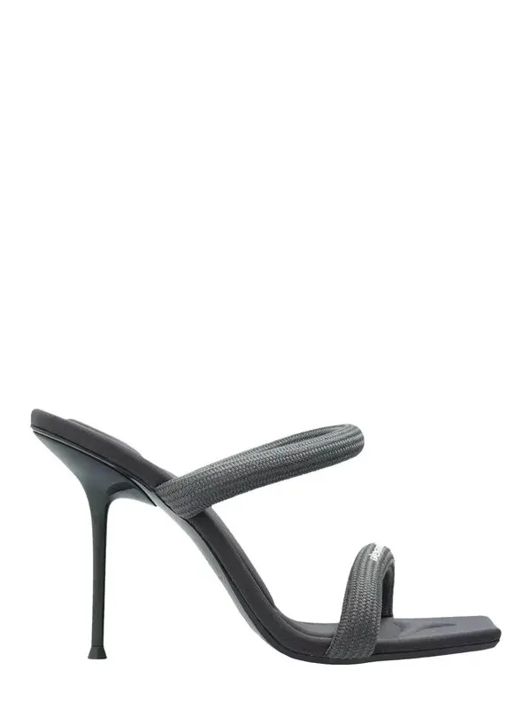 Alexander Wang Julie Square-toe Heeled Pumps - Grey