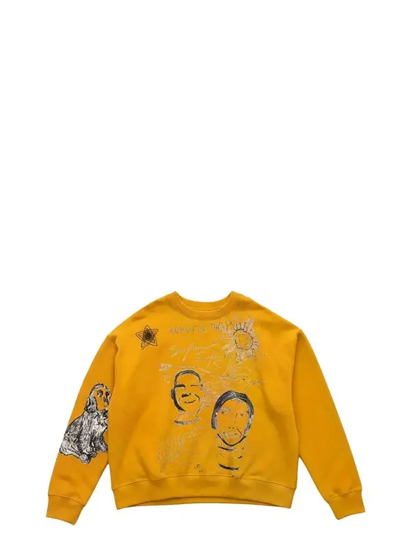 SONG FOR THE MUTE Sketchbook Sweatshirt - Yellow