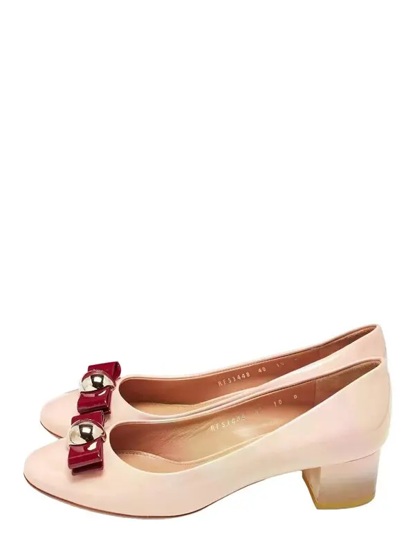 FERRAGAMO Fiammetta Bow-detail Pumps - Pink