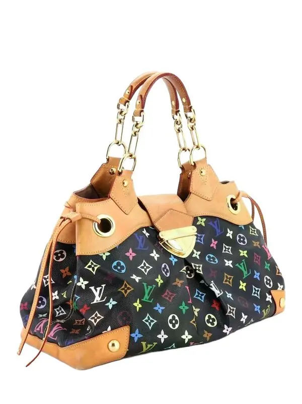 LOUIS VUITTON Ursula Monogram Multicolor Satchel - Black
