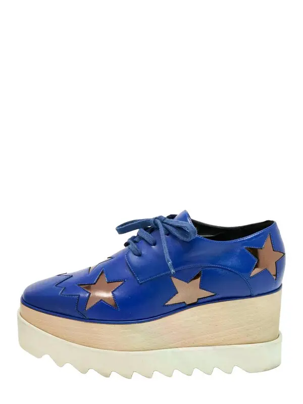 Stella McCartney Elyse Star Platform Sneakers - Blue