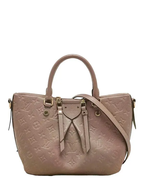 LOUIS VUITTON 2015 Empreinte Mazarine Pm Leather Tote Bag - Neutrals