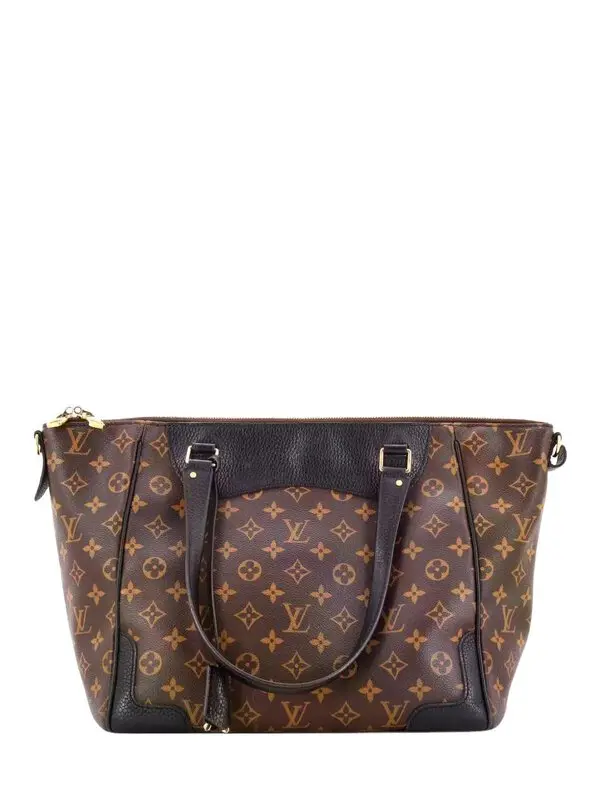 LOUIS VUITTON Estrela Nm Handbag Monogram Canvas With Leather Tote - Black