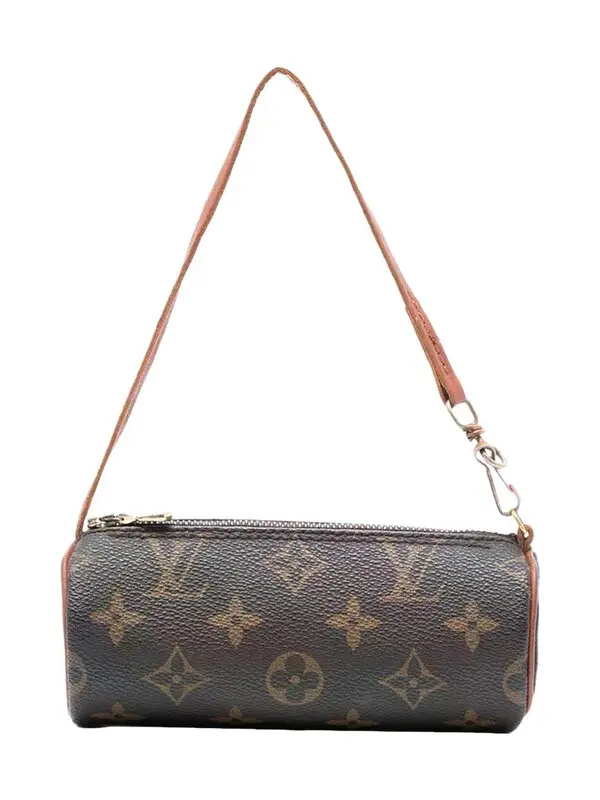 LOUIS VUITTON 1990-2010 Monogram Papillon Pochette - Brown