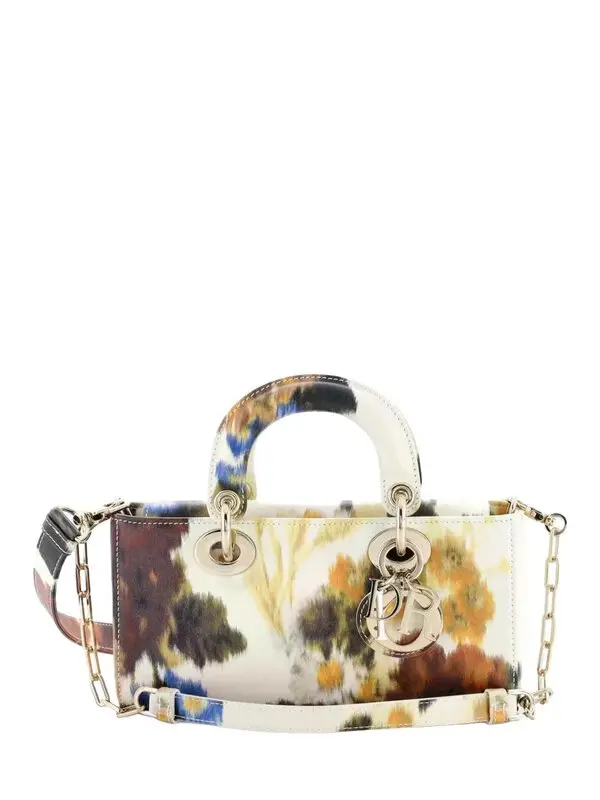 Dior Lady D-joy Printed Leather Small Satchel - Multicolour