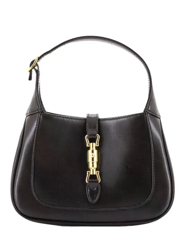 Gucci Jackie 1961 Leather Mini Hobo Bag - Black