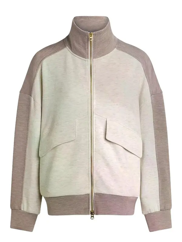 Varley Garcia Zip-up Track Jacket - Neutrals