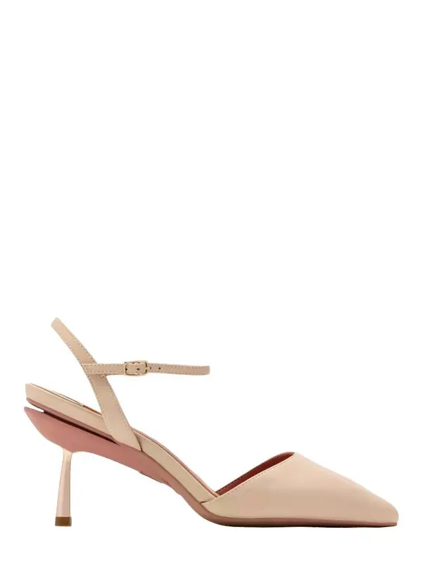 VICE VERSA Pointed-toe Slingback Pumps - Neutrals