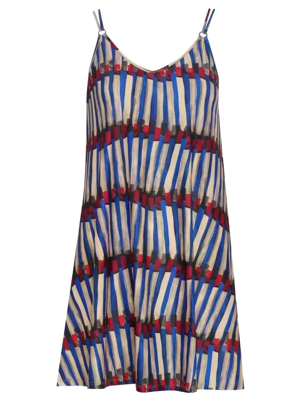 LYGIA & NANNY Sardenha Striped Mini Dress - Blue