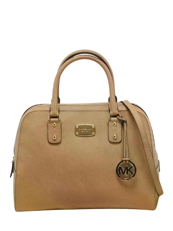Michael Kors Sandrine Leather Tote - Neutrals