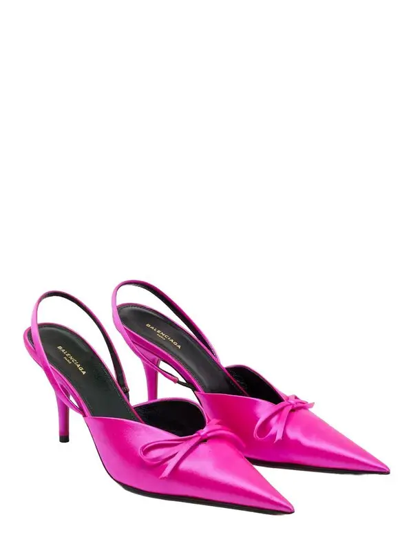 Balenciaga Knife Bow-detail Pumps - Pink