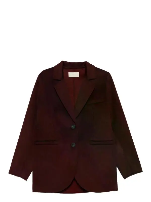 Vanessa Bruno Pocketed Single-breasted Coat - Red