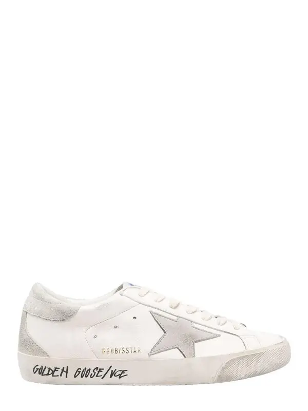 Golden Goose Super-star Nappa Upper Sneakers - White/ice/grey