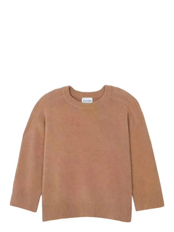 KUJTEN Crew-neck Sweater - Brown