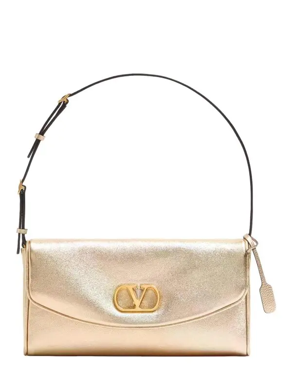Valentino Garavani Vlogo Shoulder Bag - Gold
