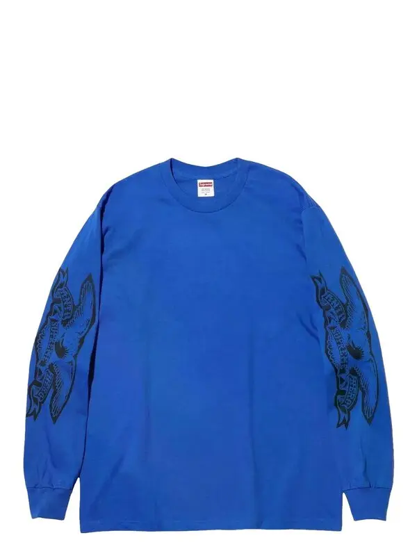 Supreme Antihero® Eagle Long-sleeves T-shirt - Blue