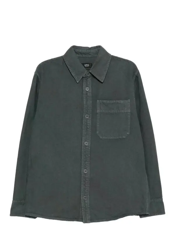 A.p.c. Twill Shirt Jacket - Grey