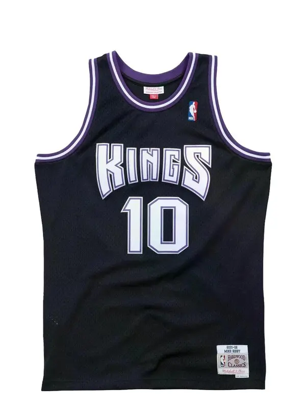 Mitchell & Ness Bibby 2001 Swingman Road Jersey - Black