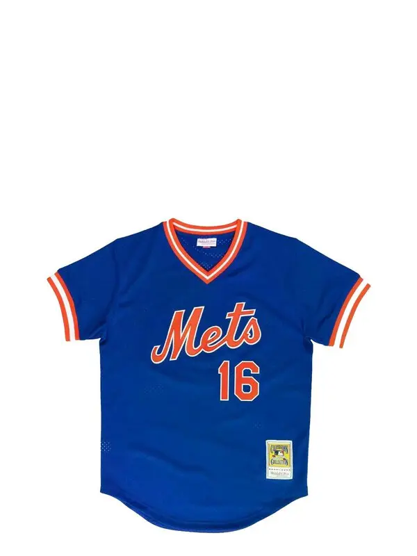 Mitchell & Ness Mlb Mets 1986 Dwight Gooden T-shirt - Blue