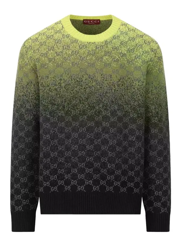 Gucci Gg Gradient Sweater - Green
