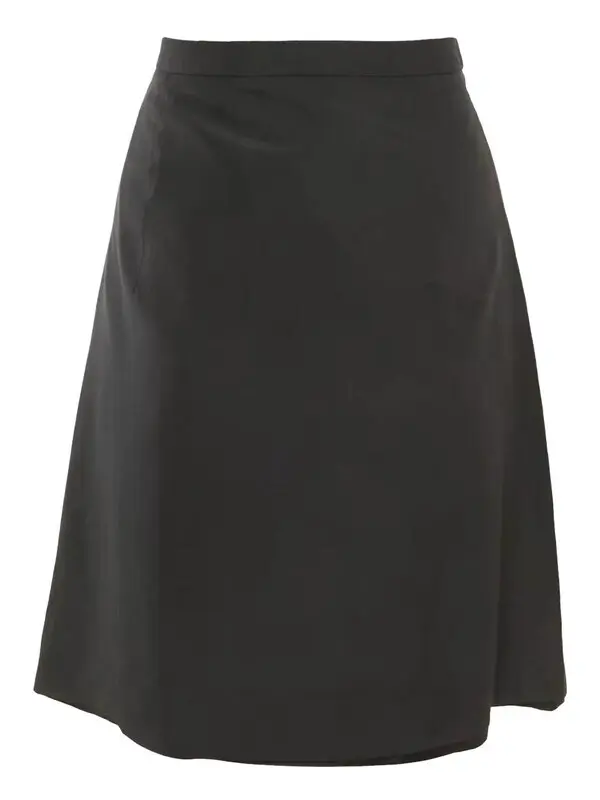 Saint Laurent Silk Mini Skirt - Black
