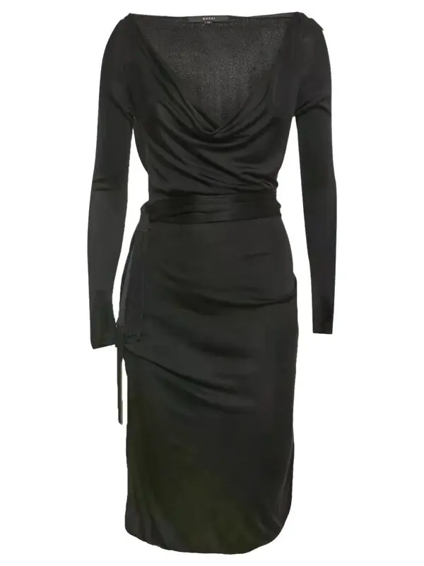 Gucci Cowl-neck Dress - Black
