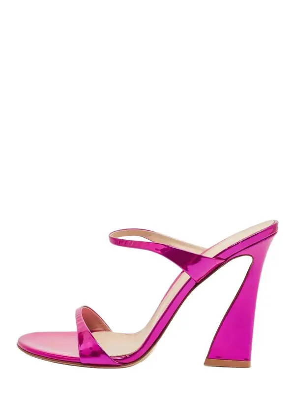 GIANVITO ROSSI Aura Leather Sandals - Pink