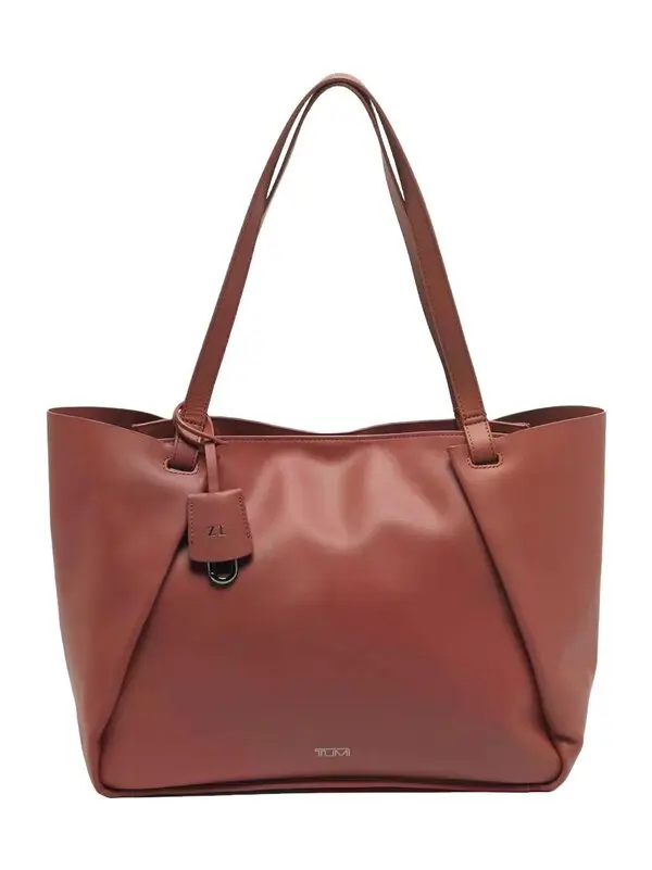 Tumi Leather Tote Bag - Brown