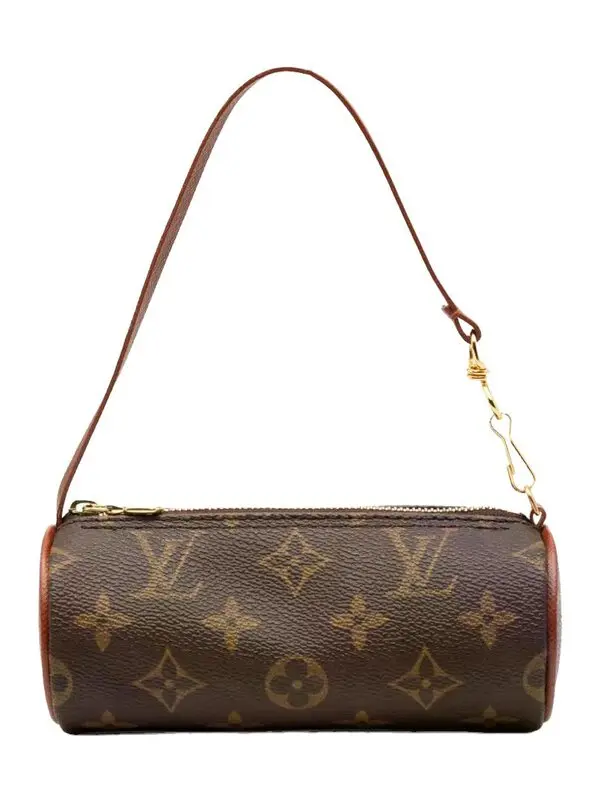 LOUIS VUITTON 1990-2020 Monogram Papillon Pochette - Brown