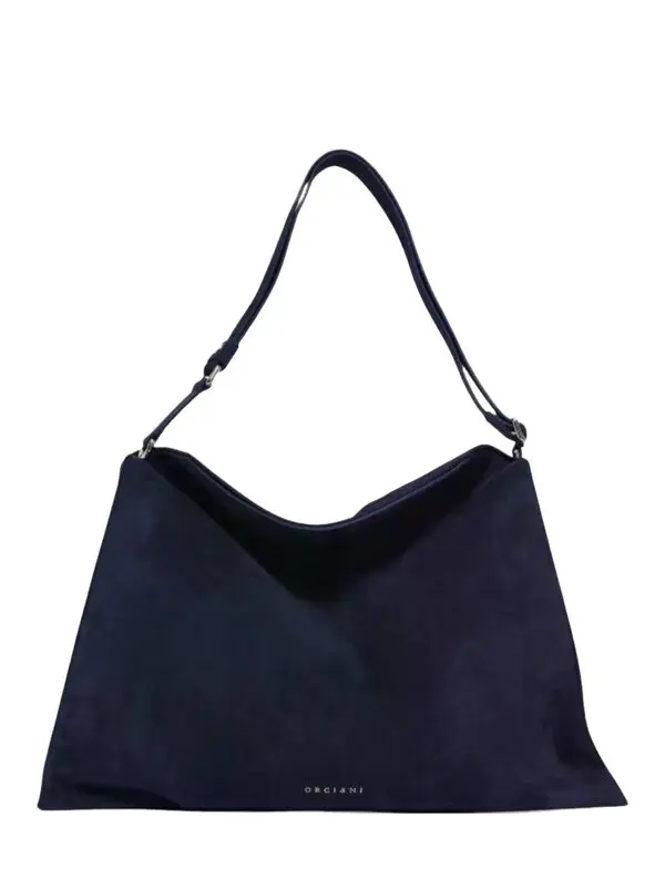 ORTIGNI Large Trinity Shoulder Bag - Blue