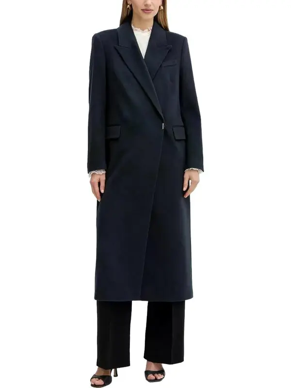 BOSS Double-breasted Coat - Blue