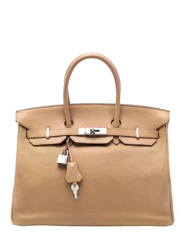 Hermès 2008 Togo Birkin Retourne 35 Handbag - Brown