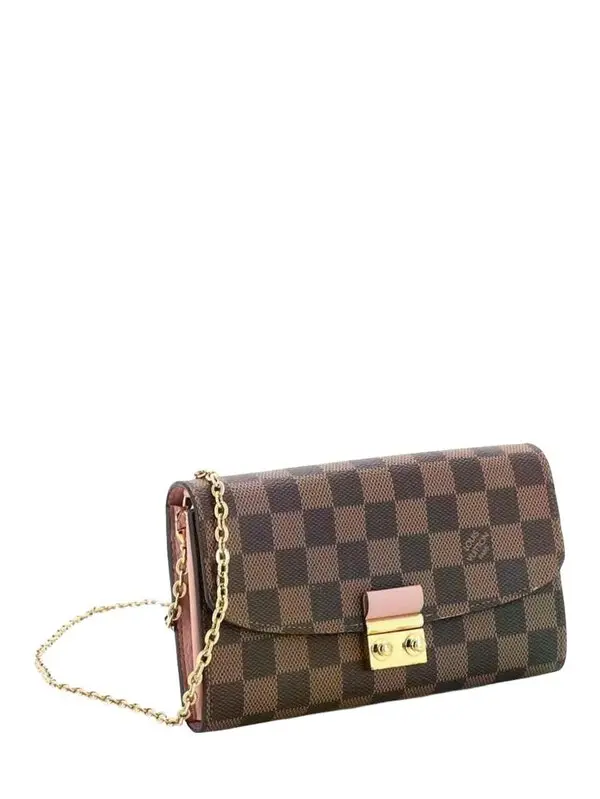 LOUIS VUITTON Croisette Chain Wallet Damier - Brown